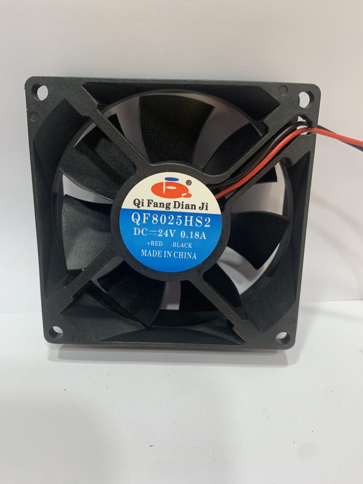 QF8025HS2 DC-12vSquare Type Panel Cooling Fan - Dishikaelectric